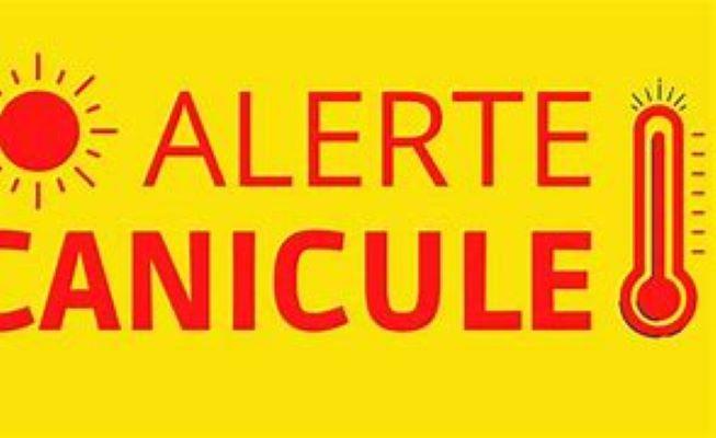 Image Alerte Canicule – Affiche Canicule Forte Chaleur – IDSQ